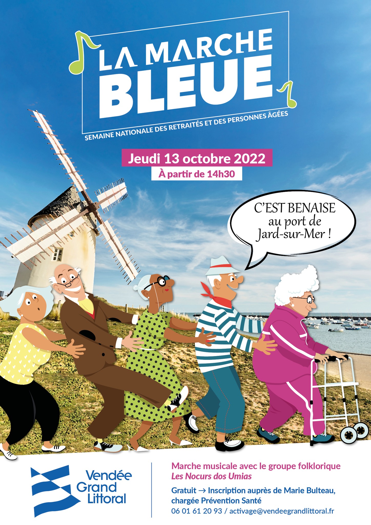 ANNULÉE – La Marche Bleue - Site de la commune de Jard-sur-Mer